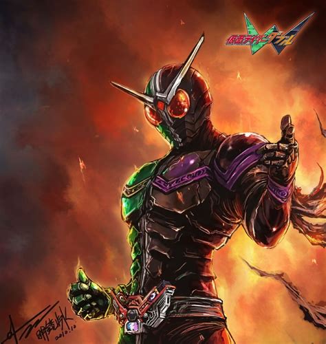 Kamen Rider Double Kamen Rider And 1 More Drawn By Jayblee Danbooru