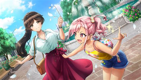 Yamaba Yume And Urami Kana Dolphin Wave Drawn By Ootomo Takuji Danbooru