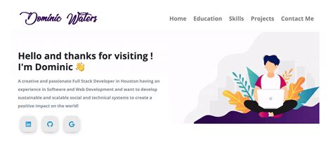 Github Domwatdoms Portfolio A Clean Beautiful And Responsive Portfolio Templete With Using