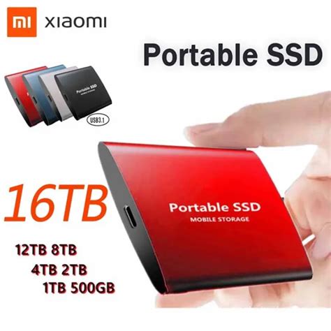Xiaomi Hot External Hard Drive Portable High Speed Ssd Tb Tb Tb Type C Mobile External Solid
