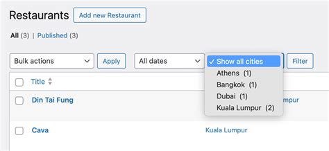 Wordpress Custom Post Type Filter By Taxonomy