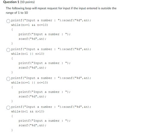 Solved The Following Loop Will Repeat Request For Input If