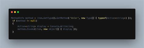 Comment Invoquer une méthode sans ambigous en reflection avec net core et C Formations