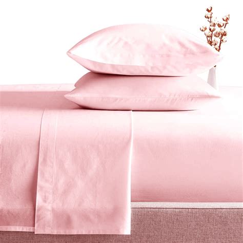 4 Piece Bed Sheet Set 1 Flat Sheet 1 Fitted Sheet 22 Inch Deep