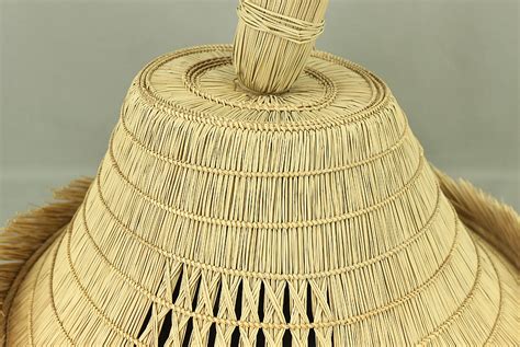 Roningasa Amigasa Hat For Ronin Samurai Bushi Made Of Japanese Rush Va Reiwa Antiques