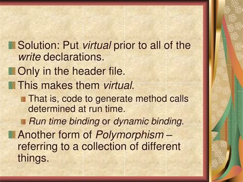 Ppt Chapter 8 Inheritance And Polymorphism Chapter 19 Class Hierarchies Powerpoint