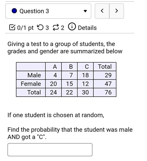 Solved Question 3 区 01pt 3⇄⇄ Details Giving A Test