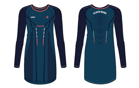 오버사이즈 롱 헴 여성 스포츠 티셔츠 저지 무슬림 여성 스포츠 튜닉 탑 티셔츠 저지 디자인 컨셉 일러스트레이션 은 넷볼 축구