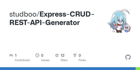 Github Studbooexpress Crud Rest Api Generator Rnode