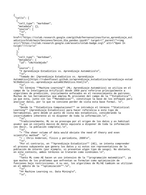 Sesion 00 Introduccion Ipynb Pdf Análisis De Componentes Principales Aprendizaje Automático