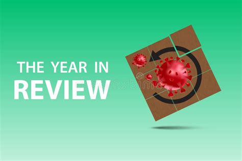 Pandemic Year In Review Concept Stock Illustration Illustration Of Diagram Calendar 378277662