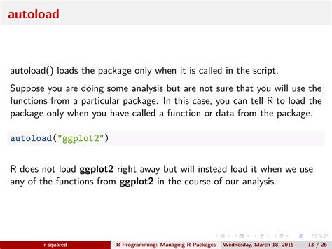 R Programming Introduction To R Packages Pdf Operating Systems Computer Software And
