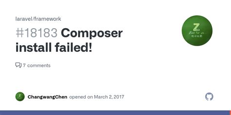 Composer Install Failed · Issue 18183 · Laravelframework · Github