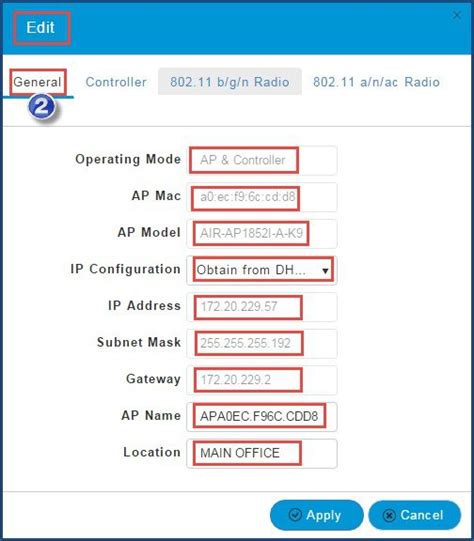 Cisco Mobility Express Deployment Guide Managing Wireless Settings Cisco 5500 Series Wireless