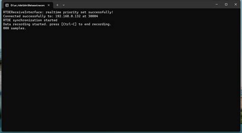 Rtde中rtdereceiveinterface失效的问题 其他 Universal Robots Forum