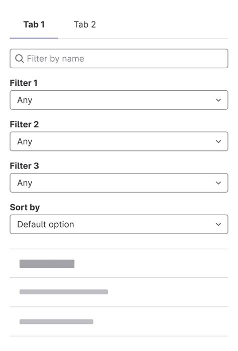 Filtering Pajamas Design System
