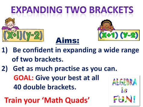 Expanding 40 Double Brackets Presentation Teaching Resources