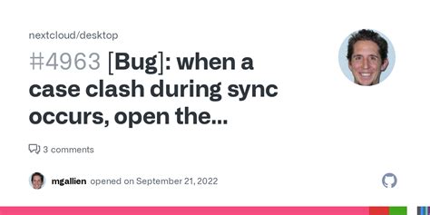 Bug When A Case Clash During Sync Occurs Open The Browser Instead Of The File Explorer Or