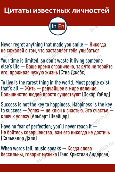 Цитаты известных личностей на английском Englisch Bücher Schule