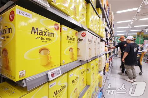 원두 가격 상승인스턴트 커피 가격도 인상