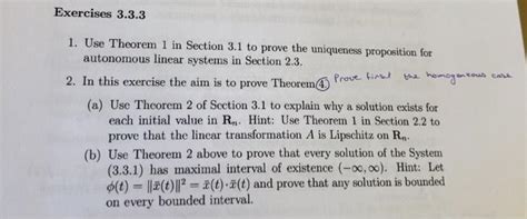 solved exercises 3 3 3 1 use theorem 1 in section 3 1 to