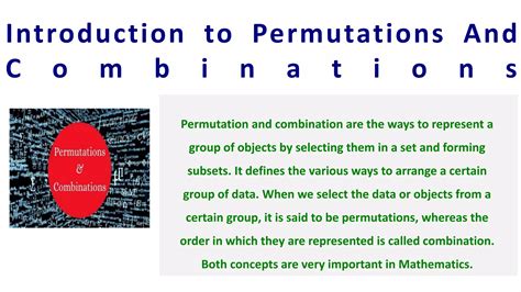 Permutations And Combinations Ppt PPTX
