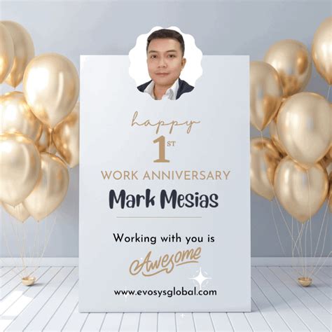 Mark Mesias On Linkedin Today Marks My One Year Work Anniversary At Evosys Thank You To My
