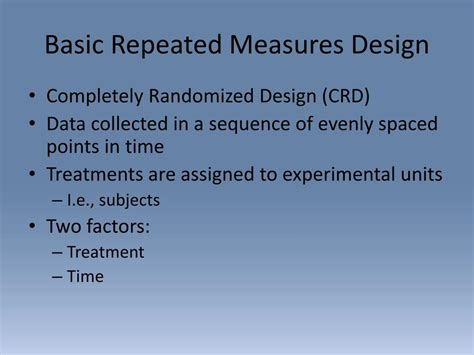Ppt Repeated Measurements Analysis Powerpoint Presentation Free