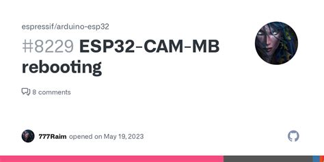 Esp32 Cam Mb Rebooting · Issue 8229 · Espressifarduino Esp32 · Github