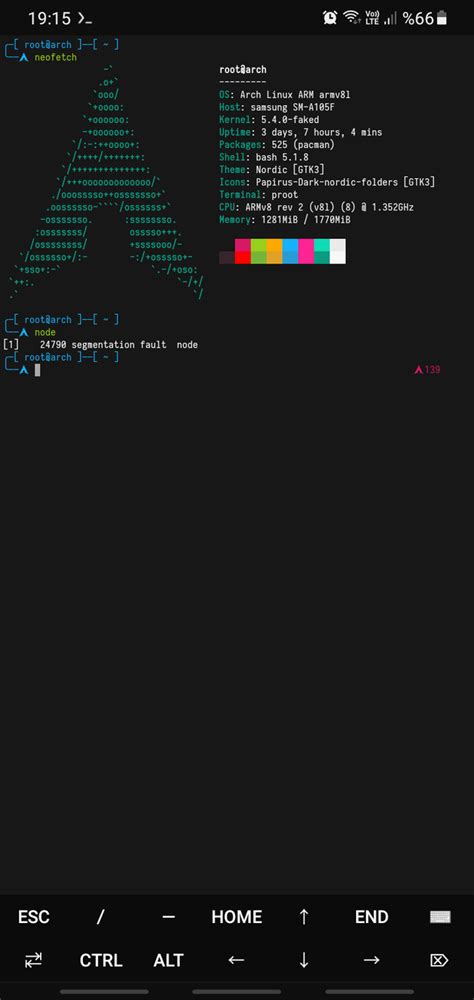 Help How To Fix Nodejs Segmentation Fault Under Proot Rtermux