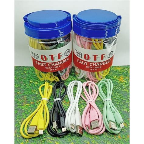 Jual Kabel Data Toples Otf Macaron Isi 15 Pcs Shopee Indonesia