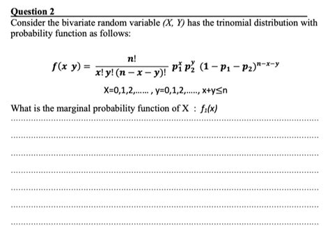 solved question 2 consider the bivariate random variable x
