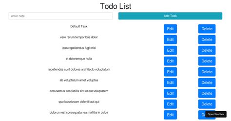 Crud Redux App Codesandbox