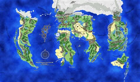 World Map Of Golarion In Tales Of Galorian World Anvil