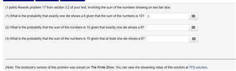 Solved Point Rework Problem From Section Of Your Chegg Com