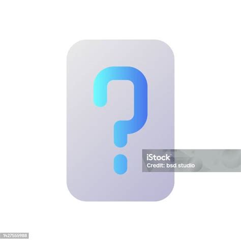 Faq 픽셀 완벽한 평면 그라디언트 두 가지 색상 Ui 아이콘 개념에 대한 스톡 벡터 아트 및 기타 이미지 개념 고체 그라데이션 Istock