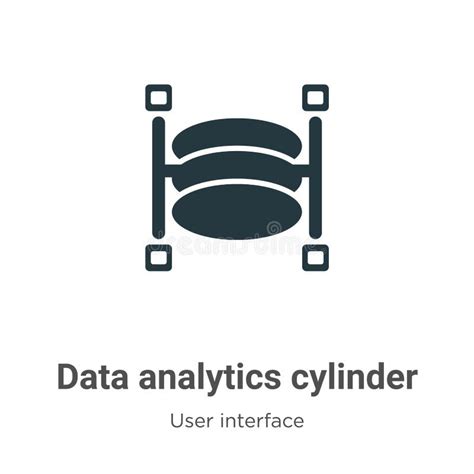 Cilder Dat Vectorpictogram Op Witte Achtergrond Flat Vector Cilinder