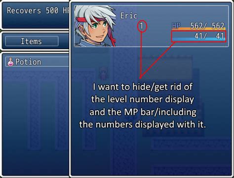 Hiding MP Bars In The Menu RPG Maker Forums