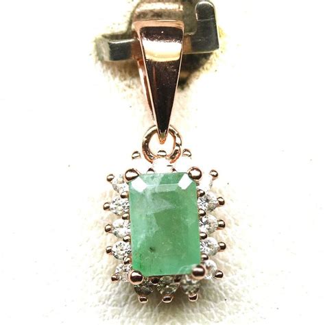 Vrai Echte 4ct Emeraude Smaragd Pendentif Anhaenger Kaufen Auf Ricardo