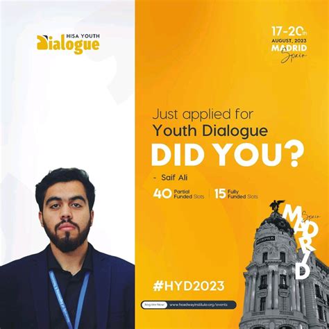 Saif Ali On Linkedin Hyd2023 Hisa Youthdialogue Hisayouthdialogue
