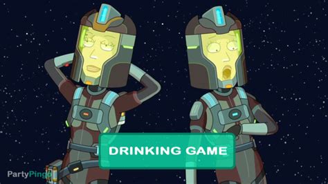 Rick And Morty Pickle Rick Drinking Game Partypingo