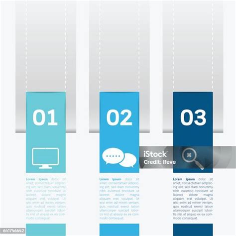 비즈니스 단계 옵션 배너 개요 다이어그램 벡터 일러스트입니다 0명에 대한 스톡 벡터 아트 및 기타 이미지 0명 개념 공란 Istock
