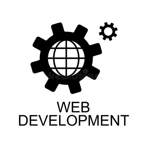 Web Development Icon Element Of Web Development Signs With Name For