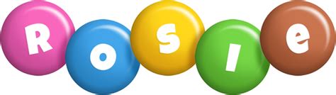 Rosie Logo Name Logo Generator Candy Pastel Lager Bowling Pin Premium Style