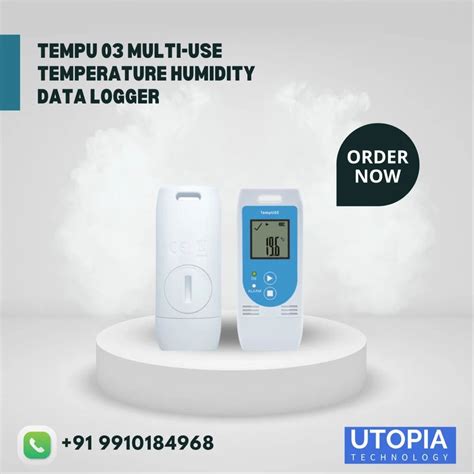 Lcd Temperature Humidity Data Logger Tempu03 89 X 36 X 16 Mm Usb 2 0 At ₹ 1500 Piece In New Delhi