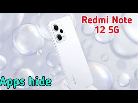 How To Hide Apps In Redmi Note G Redmi Note G Hide Apps Setting YouTube