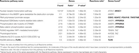 Enriched Reactome Pathways Using 255 De Lncrna Download Scientific