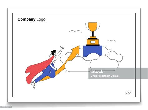 우수성 성공 동기 부여 승리 혁신 세트 개념 비즈니스 우먼 여성 관리자의 성공 동기 부여 또는 목표 성취 개념에 대한 스톡 벡터 아트 및 기타 이미지 Istock