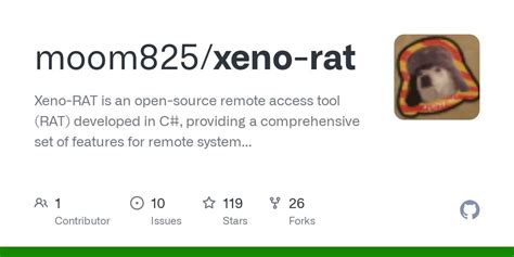 Github Moom825 Xeno Rat Xeno Rat Is An Open Source Remote Access Tool Rat Developed In C