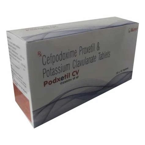 Cefpodoxime Proxetil Potassium Clavulanate Tablets At ₹ 250 Box Cefpodoxime Proxetil Oral